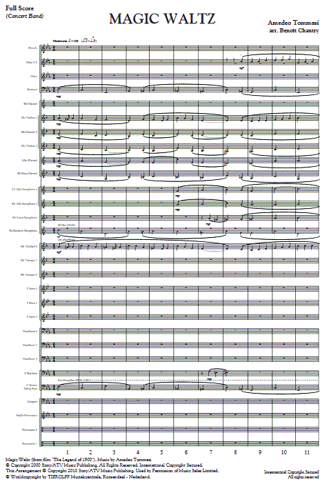 MusicaInfo.net/Detail/Magic Waltz (from 'The Legend of 1900') (4039517)