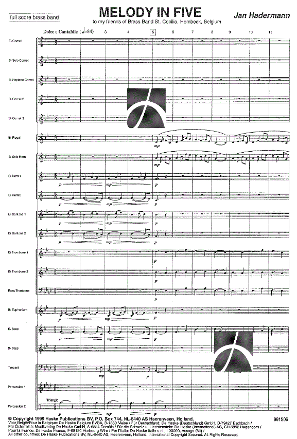 MusicaInfo.net/Detail/Melody in Five (4111188)