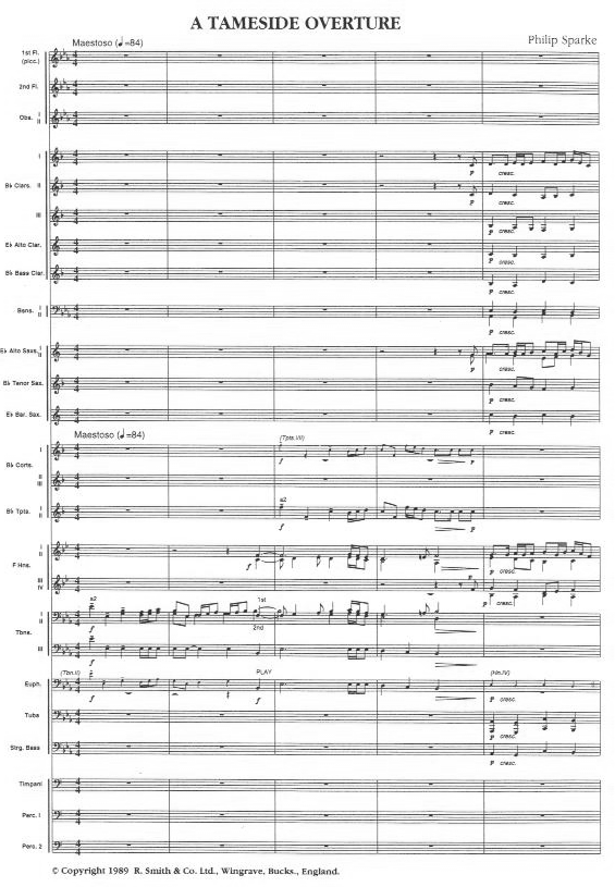 MusicaInfo.net/details/Tameside Overture, A (9000810)